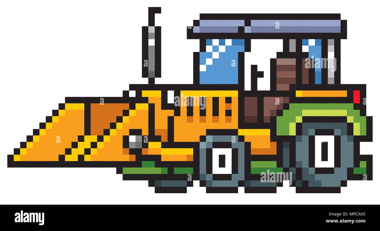 Pixel tractor hi-res stock photography and images - Alamy