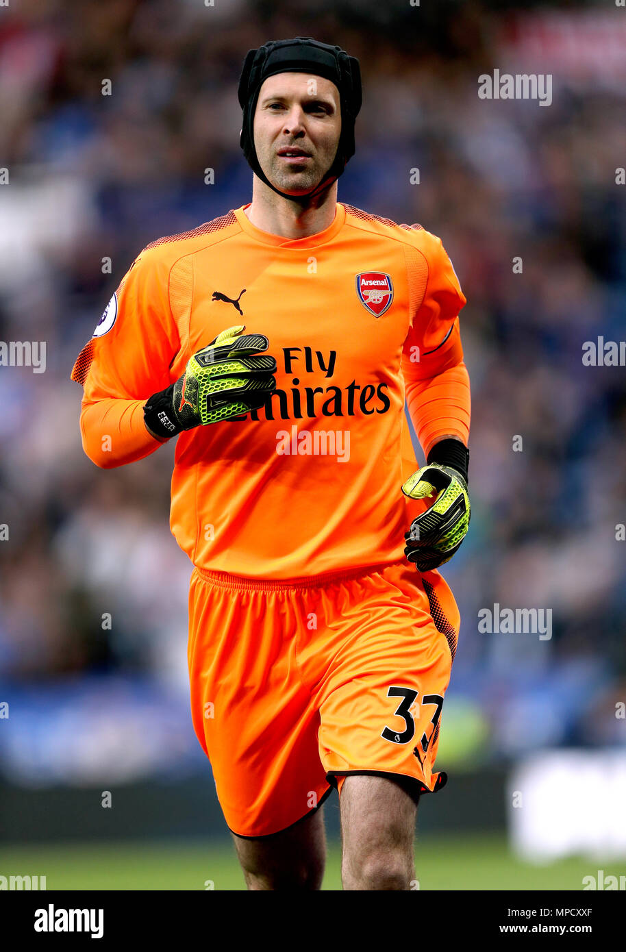 Arsenal goalkeeper Petr Cech during the Premier League match at the ...