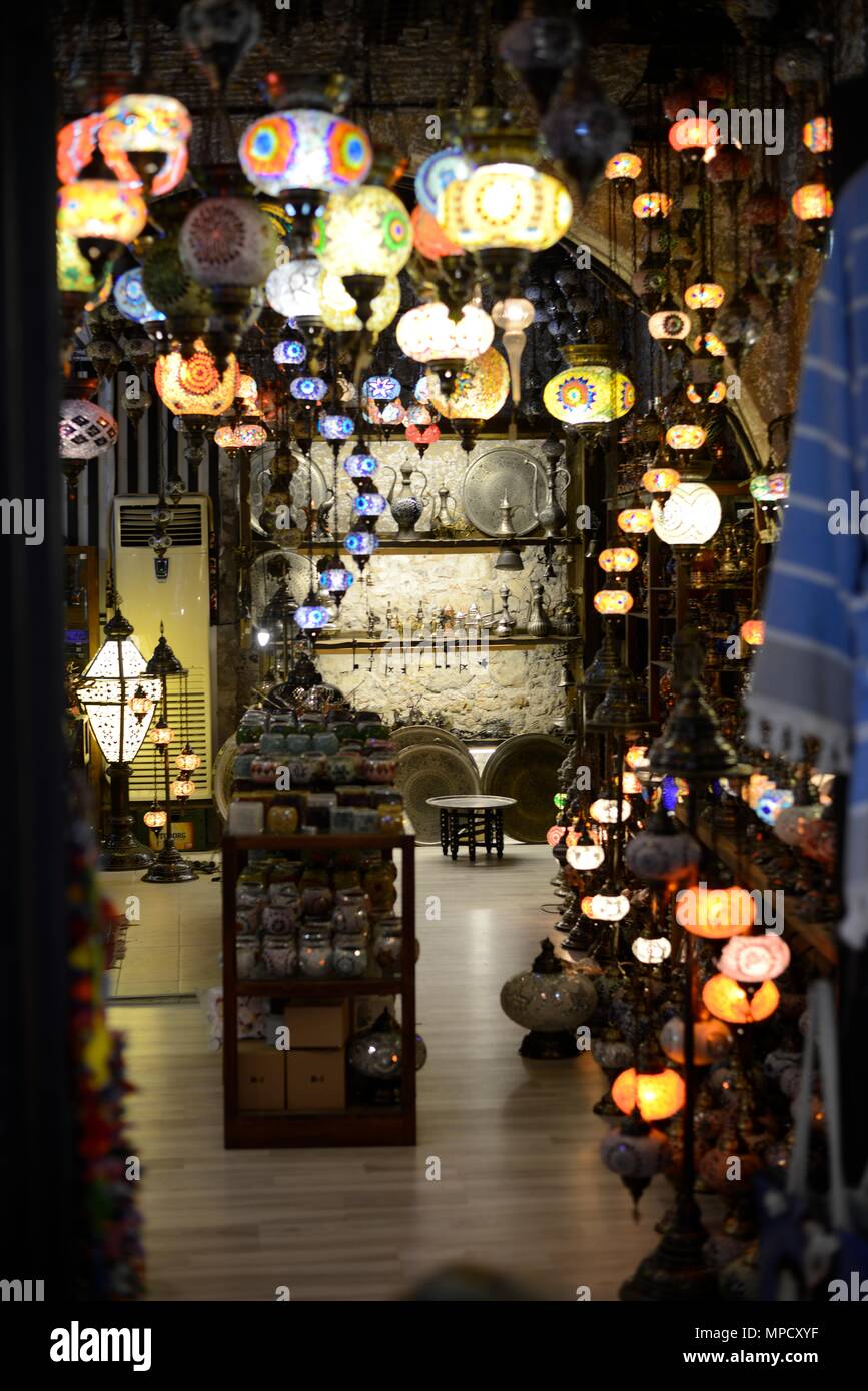 Shopping in Fethiye Turkey Stock Photo - Alamy
