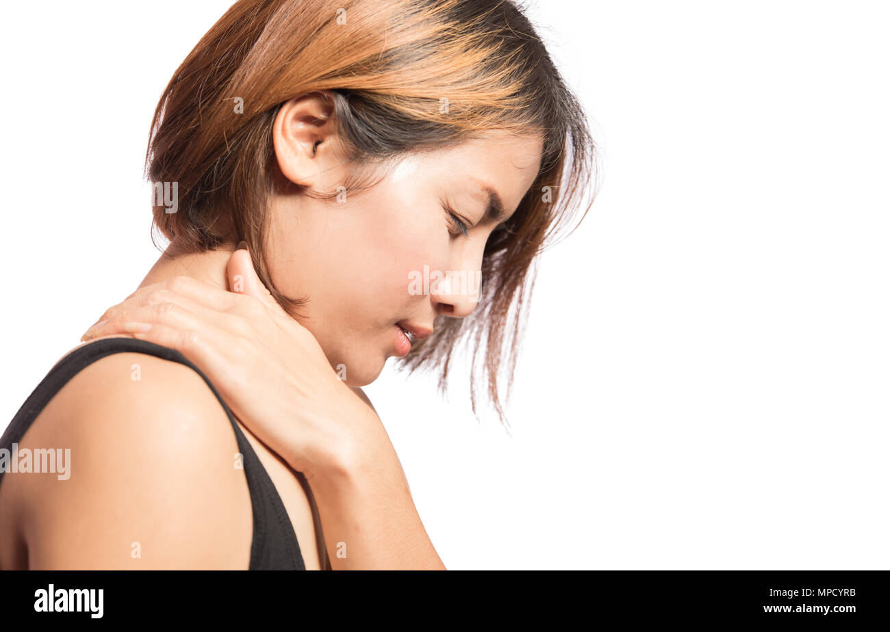 shoulder pain, myofasicial pain syndrome Stock Photo - Alamy