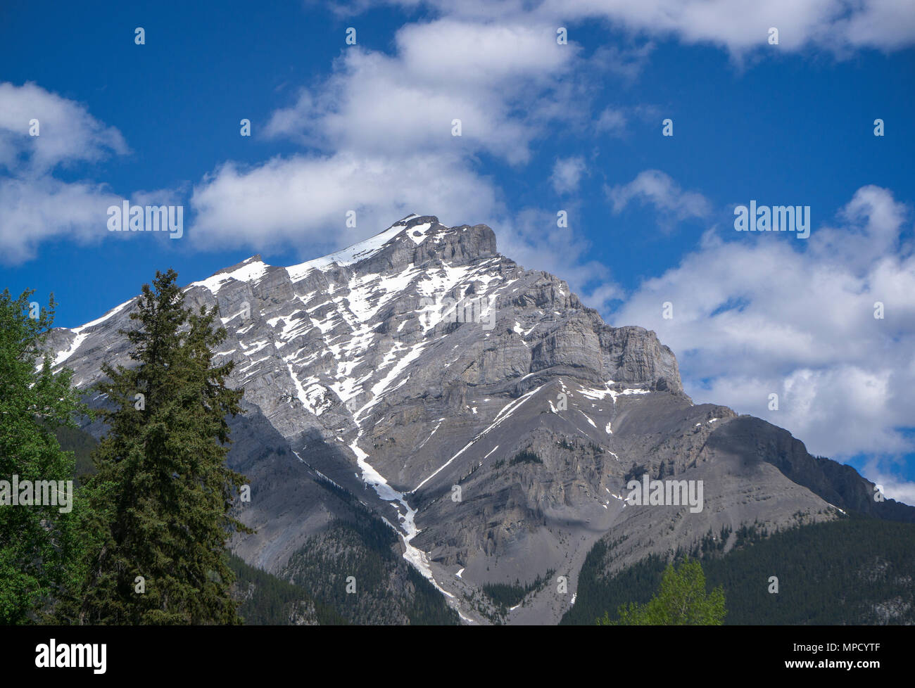 Cascade Mountain Banff Alberta Canada Stock Photo - Alamy