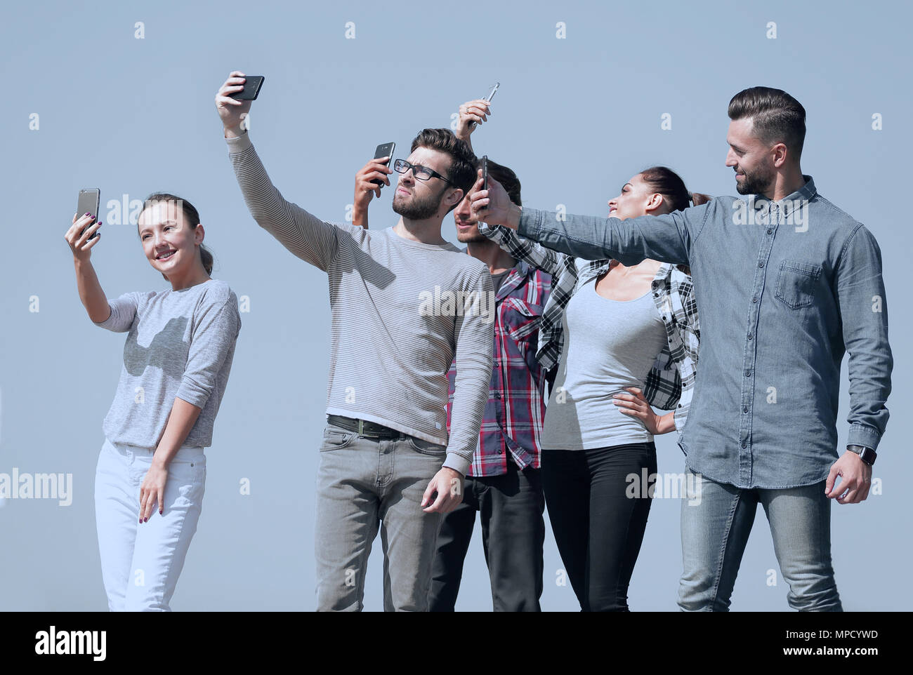 Watching friends training hi-res stock photography and images - Alamy