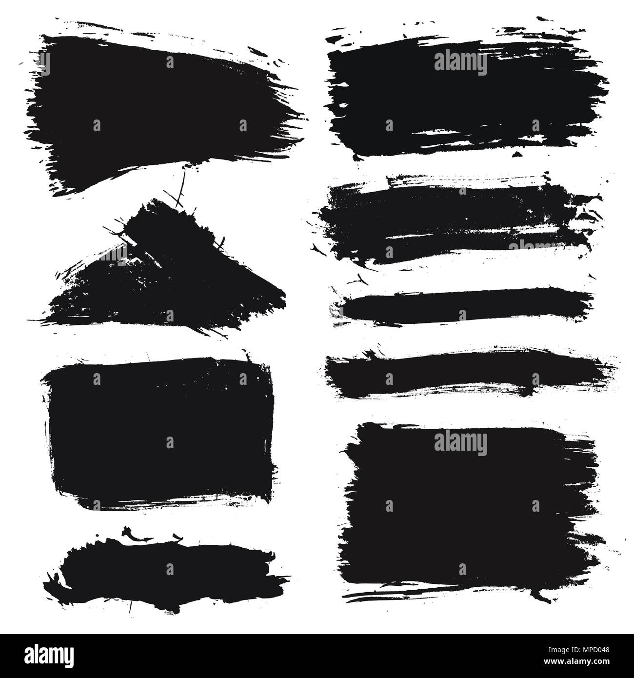 Paintbrush collection Stock Vector Images - Alamy