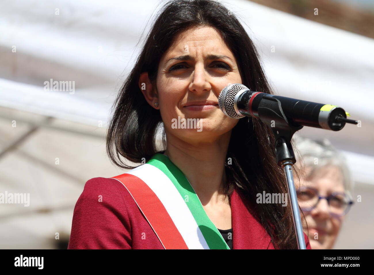 25 April 2018 - Rome - Italy - 25 April 2018 - Rome - Italy -The mayor ...