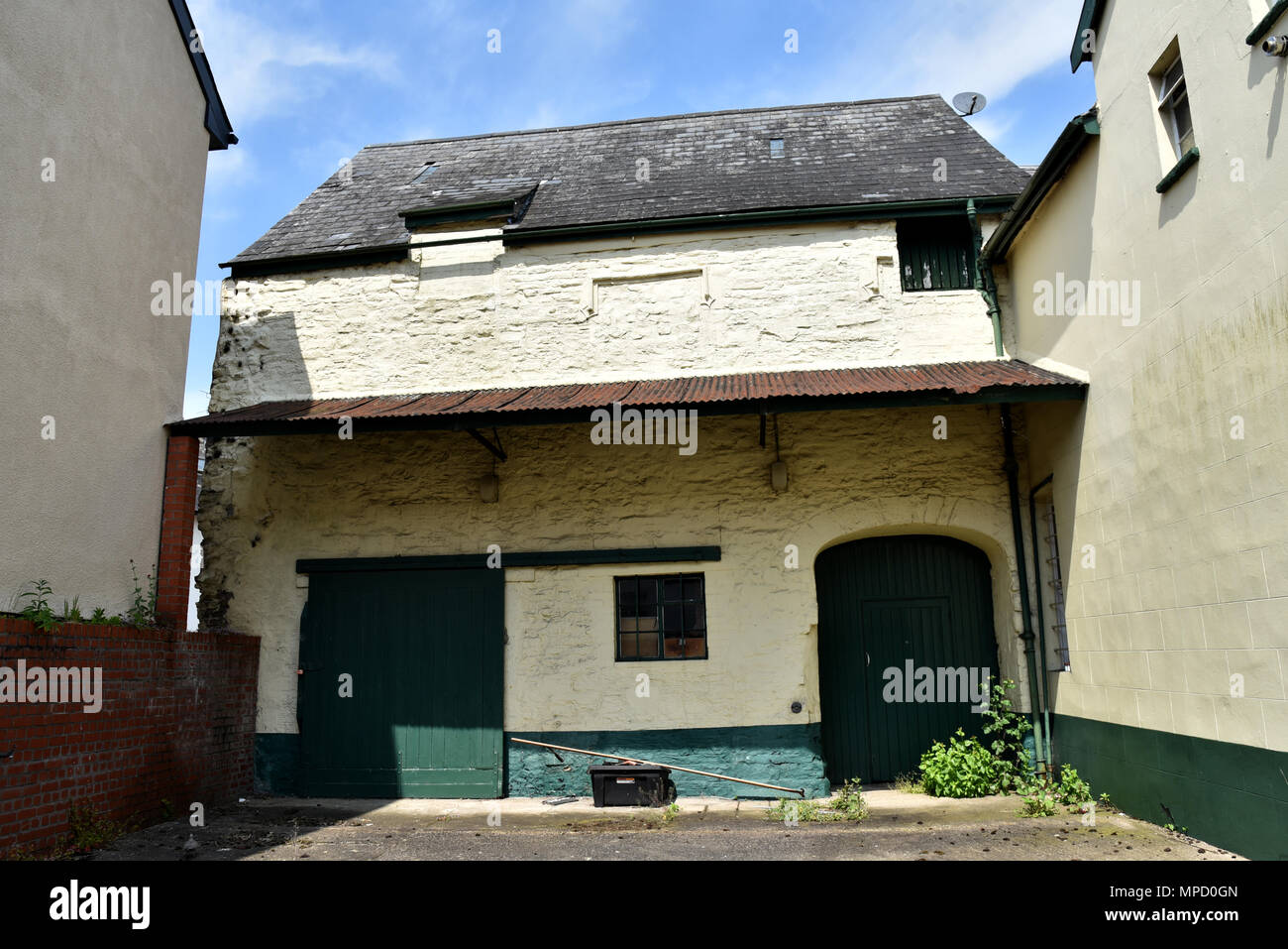 Pictures taken around the historic town of Usk in South Wales, showing ...