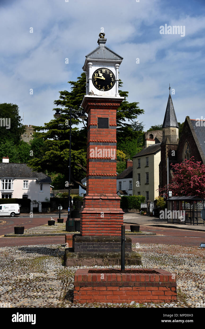 Pictures taken around the historic town of Usk in South Wales, showing ...