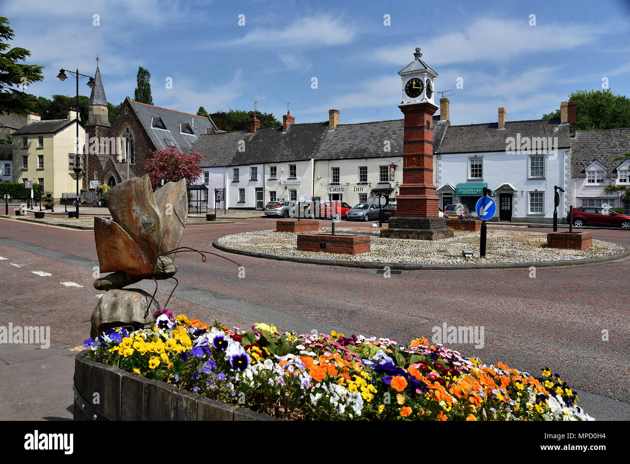 Bridge street usk monmouthshire wales hi-res stock photography and images - Alamy