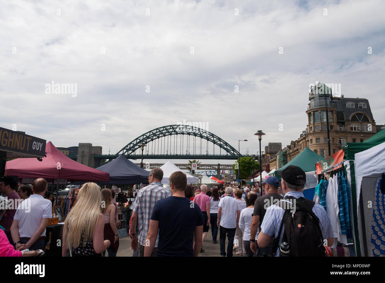 Quayside market newcastle hi-res stock photography and images - Alamy