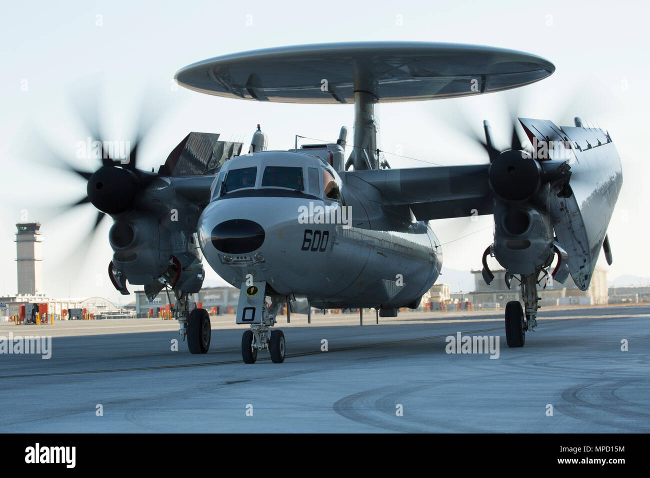 A U.S. Navy E-2D Advanced Hawkeye with Carrier Airborne Early Warning ...