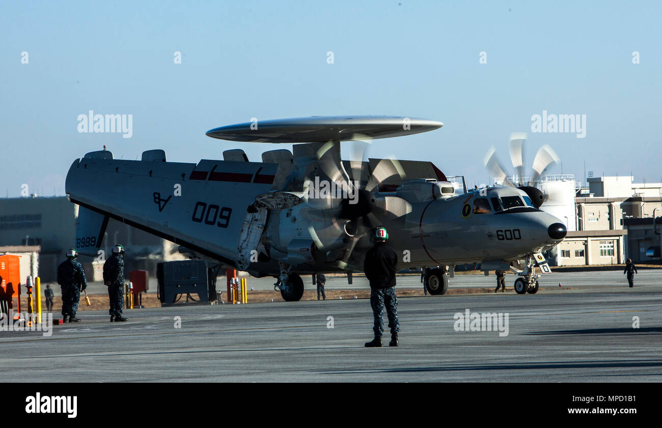 A U.S. Navy E-2D Advanced Hawkeye with Carrier Airborne Early Warning ...
