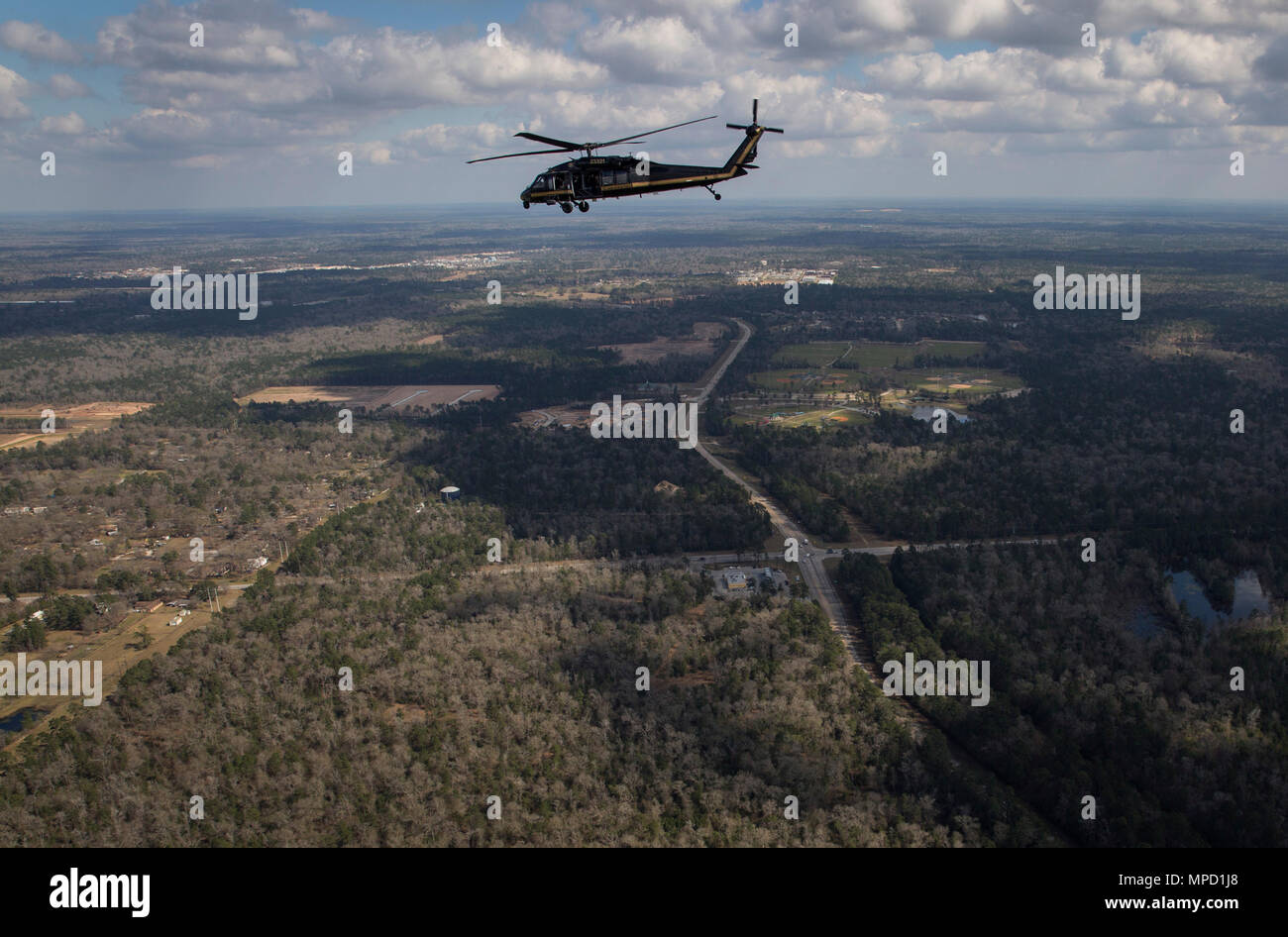 A UH-60 Black Hawk helicopter of U.S. Customs and Border Protection ...