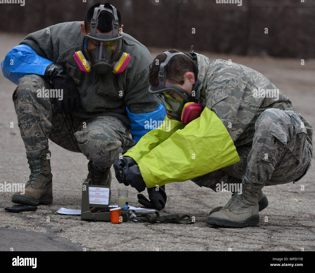 2nd Lt. Raza Alyas, (left) 88th Aerospace Medicine bioenvironmental ...