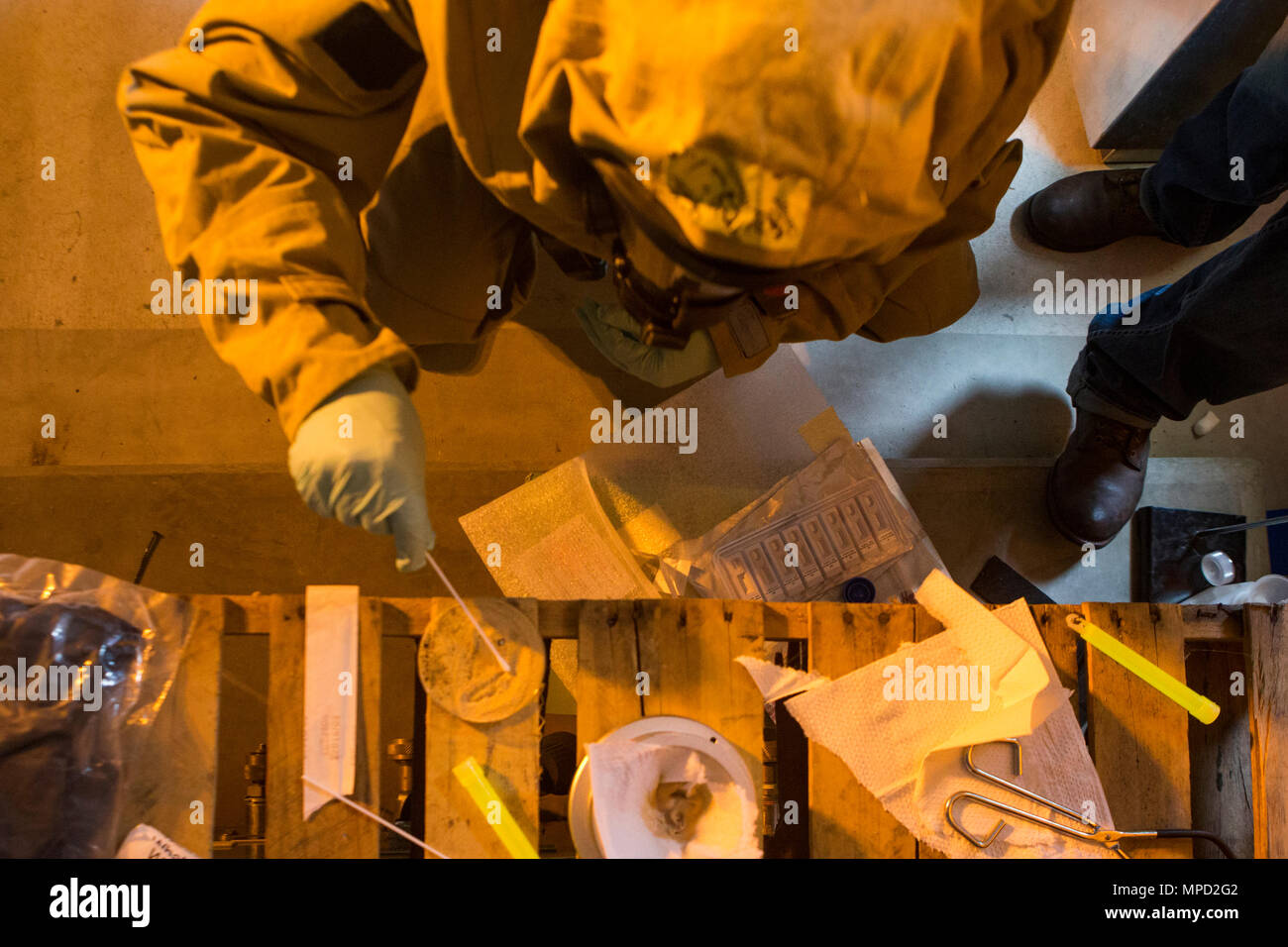 Cpl. Ryan Yancey, a chemical, biological, radiological and nuclear ...