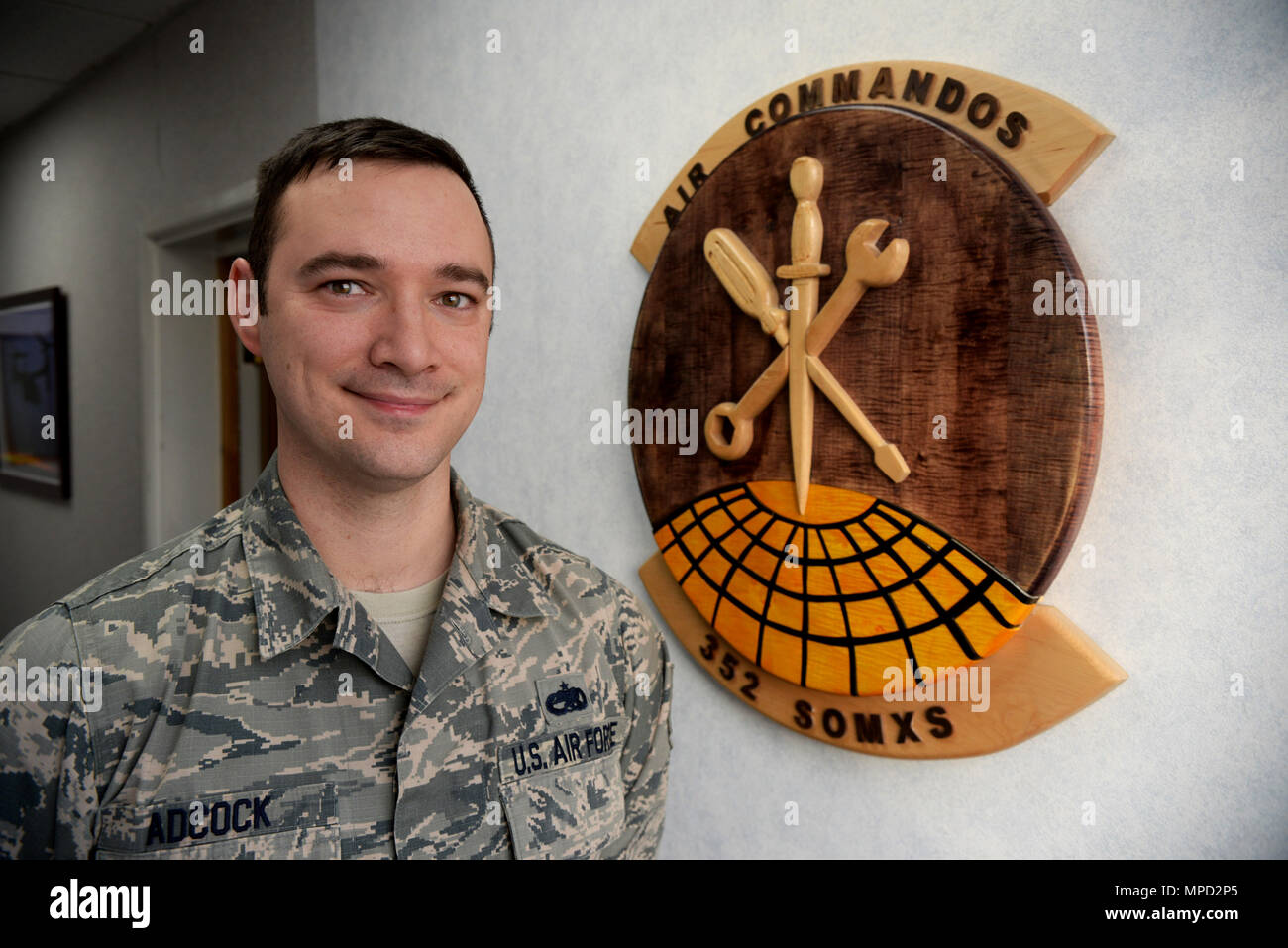 U.S. Air Force Tech. Sgt. Brian Adcock, 352nd Special Operations ...