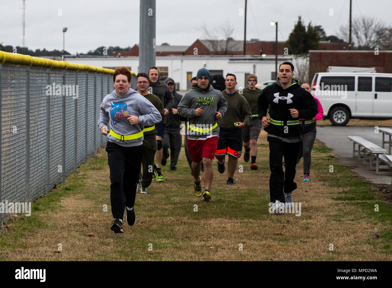 U.S. Marines assigned to Marine Wing Headquarters Squadron (MWHS) 2, G ...