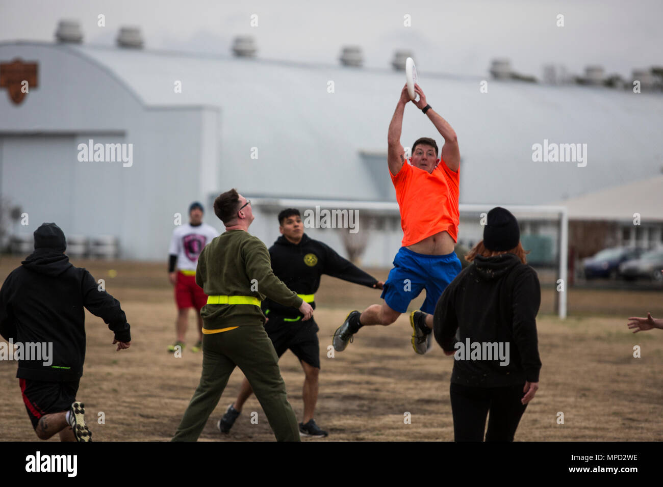 U.S. Marines assigned to Marine Wing Headquarters Squadron (MWHS) 2, G ...