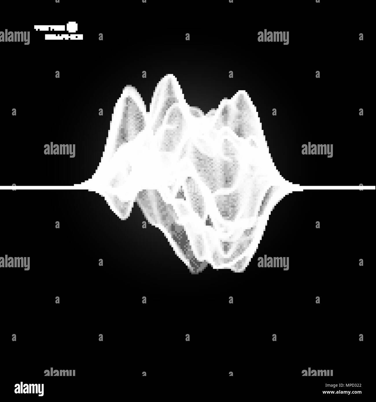 Abstract energy equalizer background audio Black and White Stock Photos ...