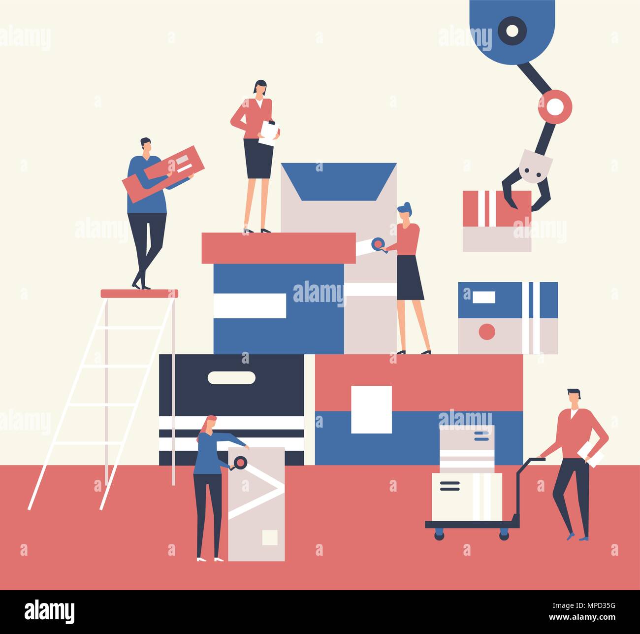 Professional logistics Stock Vector Images - Alamy