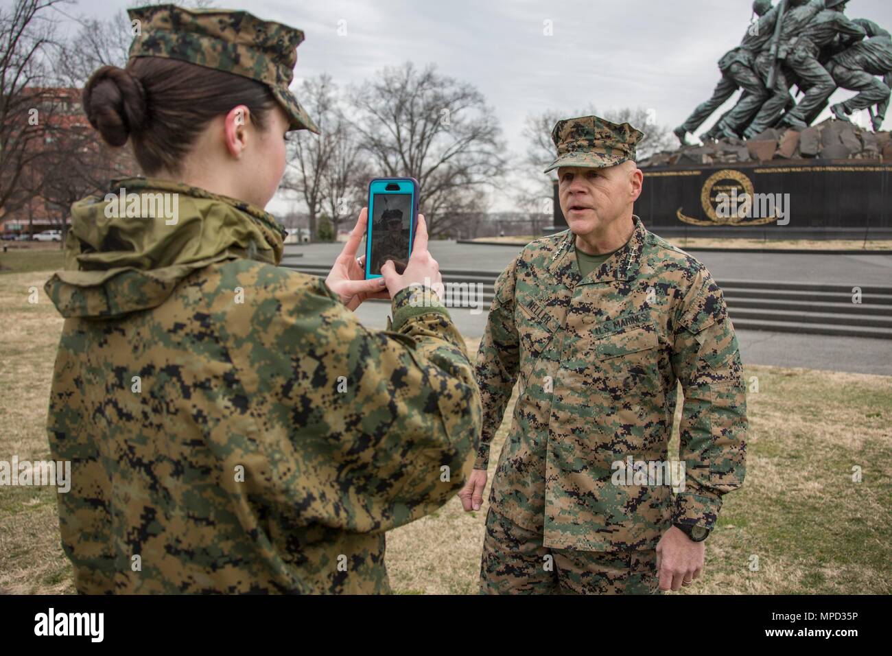 U.S. Marine Corps Cpl. Dana Beesley, combat correspondent with the ...