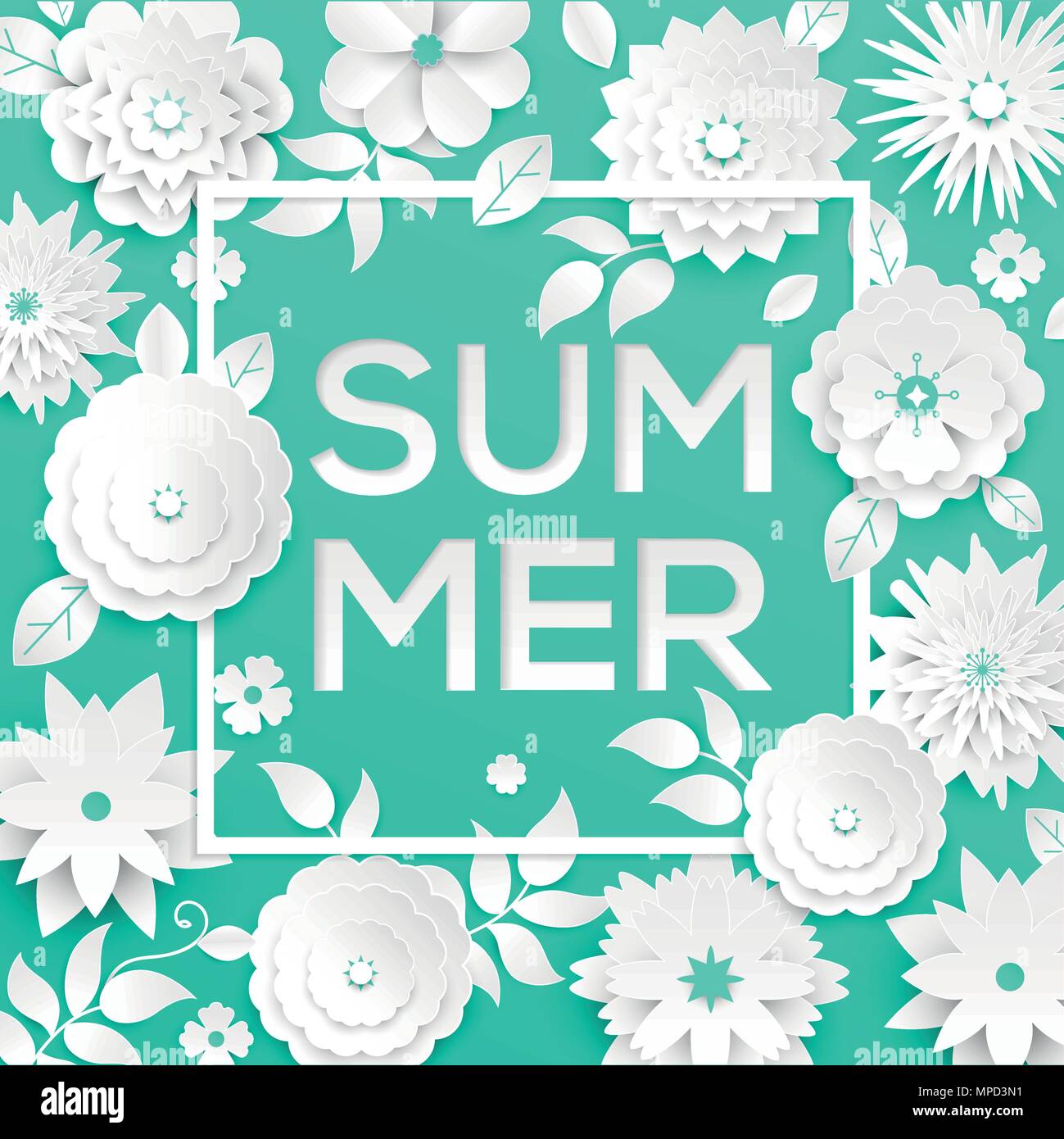 Summer - modern vector colorful illustration Stock Vector Image & Art ...