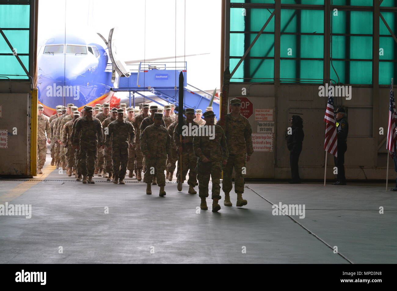 Soldiers of the 863rd Engineer Battalion march to reunite with family ...