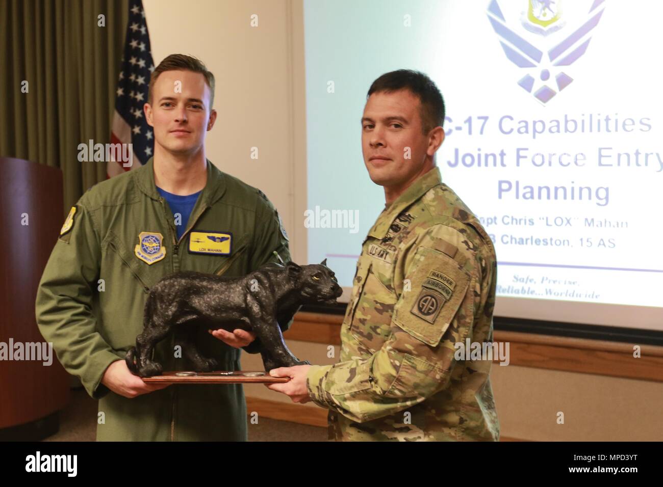 Lt. Col. Marcus Wright, commander of 1st Battalion, 505th Parachute ...