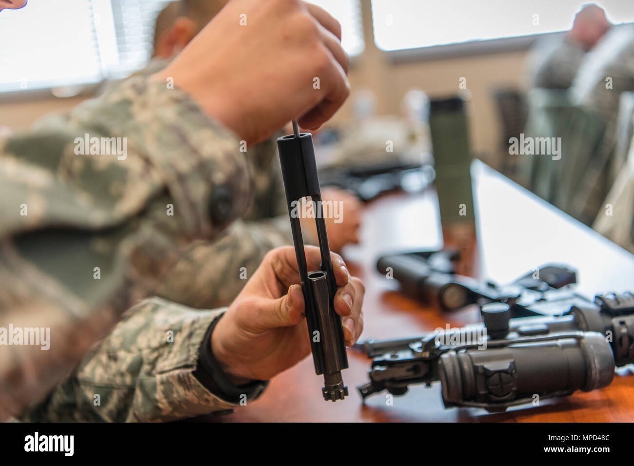 Senior Airman Aaron Goodrich from the 110th Attack Wing, Battle Creek ...