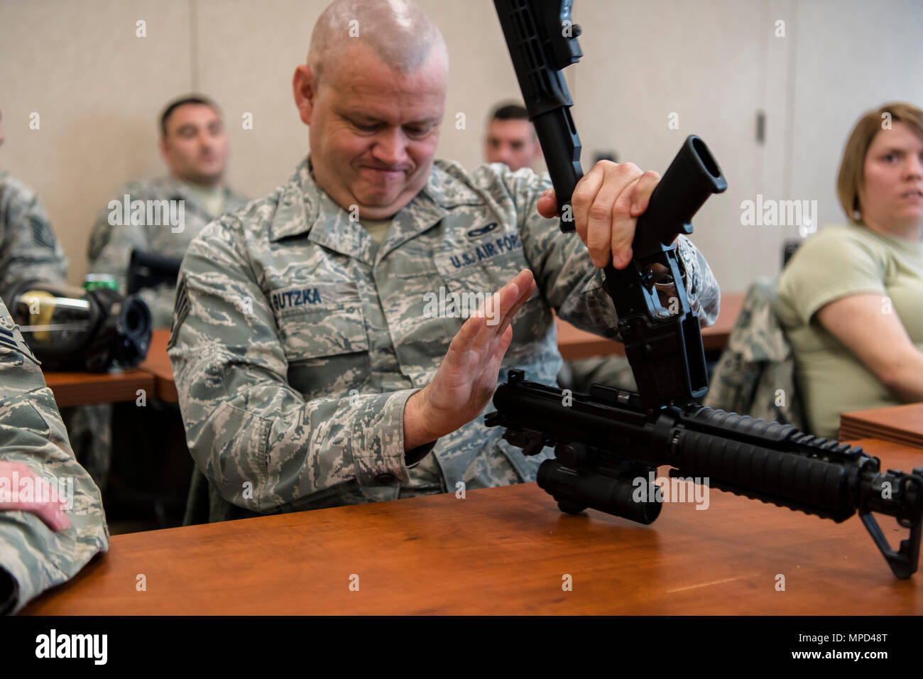 Staff Sgt. David Gutzka from the 110th Attack Wing, Battle Creek, Mich ...