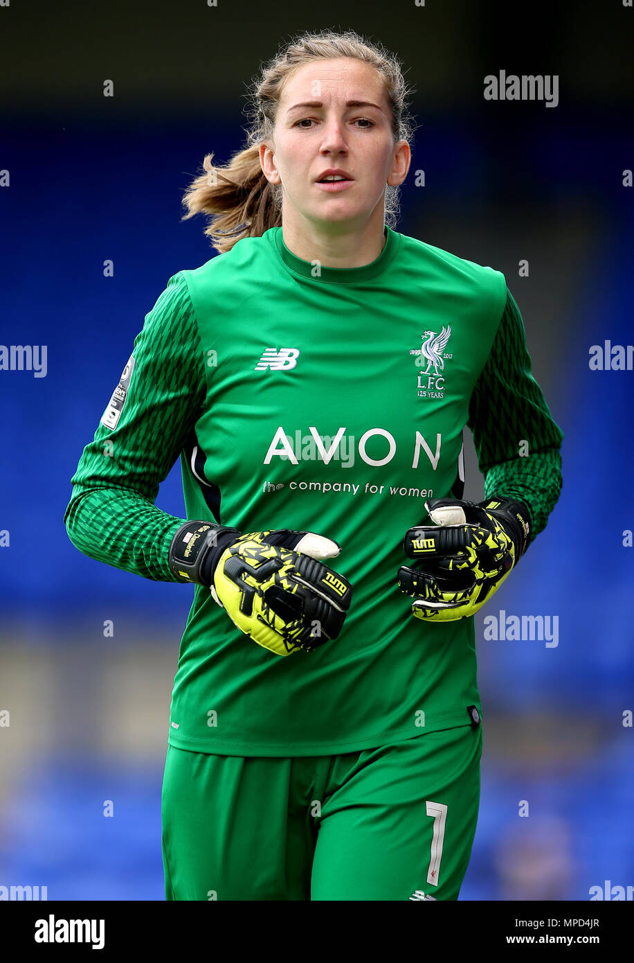 Liverpool Ladies Goalkeeper Siobhan Chamberlain during the FA WSL One ...
