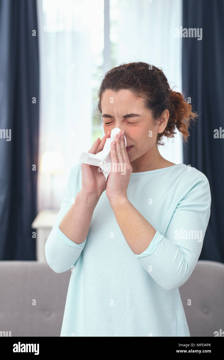 Up the nose hi-res stock photography and images - Alamy