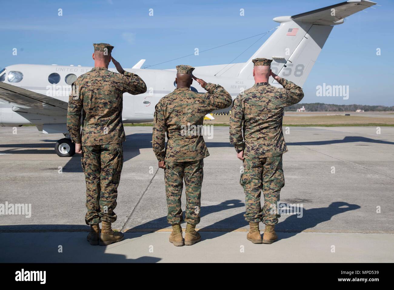 U.S. Marine Corps Col. Peter D. Buck, commanding officer, Marine Corps ...