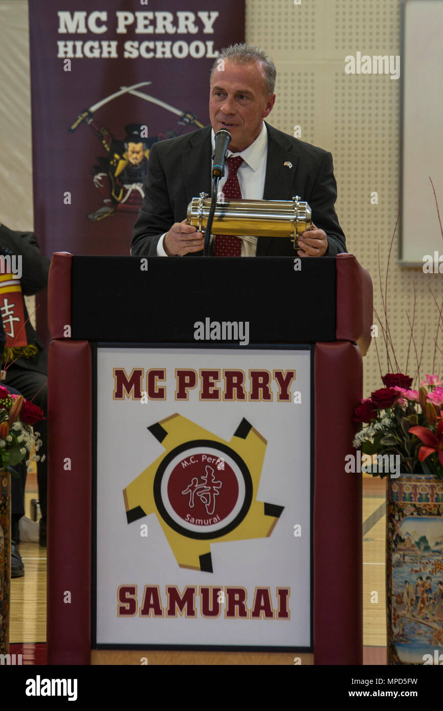 Jeffrey Carr, assistant principal of Matthew C. Perry High School ...