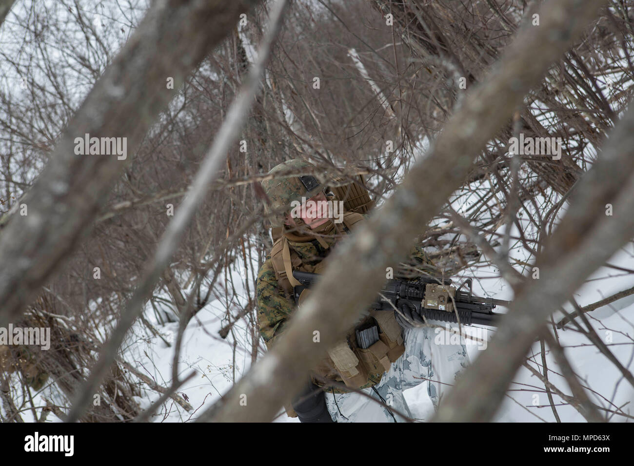 Cpl. Michael Higgins, a team leader with 2nd squad, 3rd platoon ...