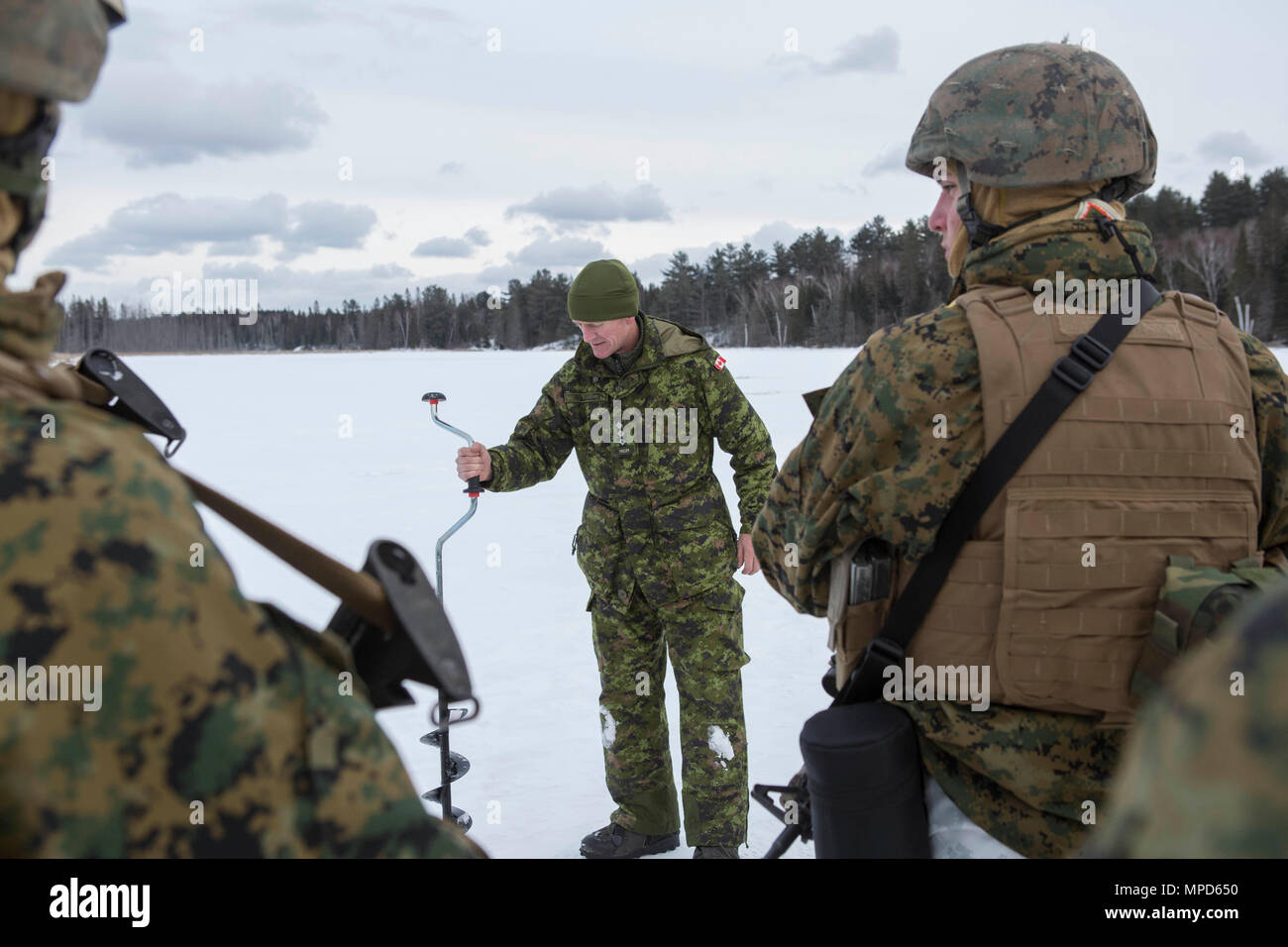 Capt. Craig Hannon, a mountain warfare instructor with 2nd Battalion ...