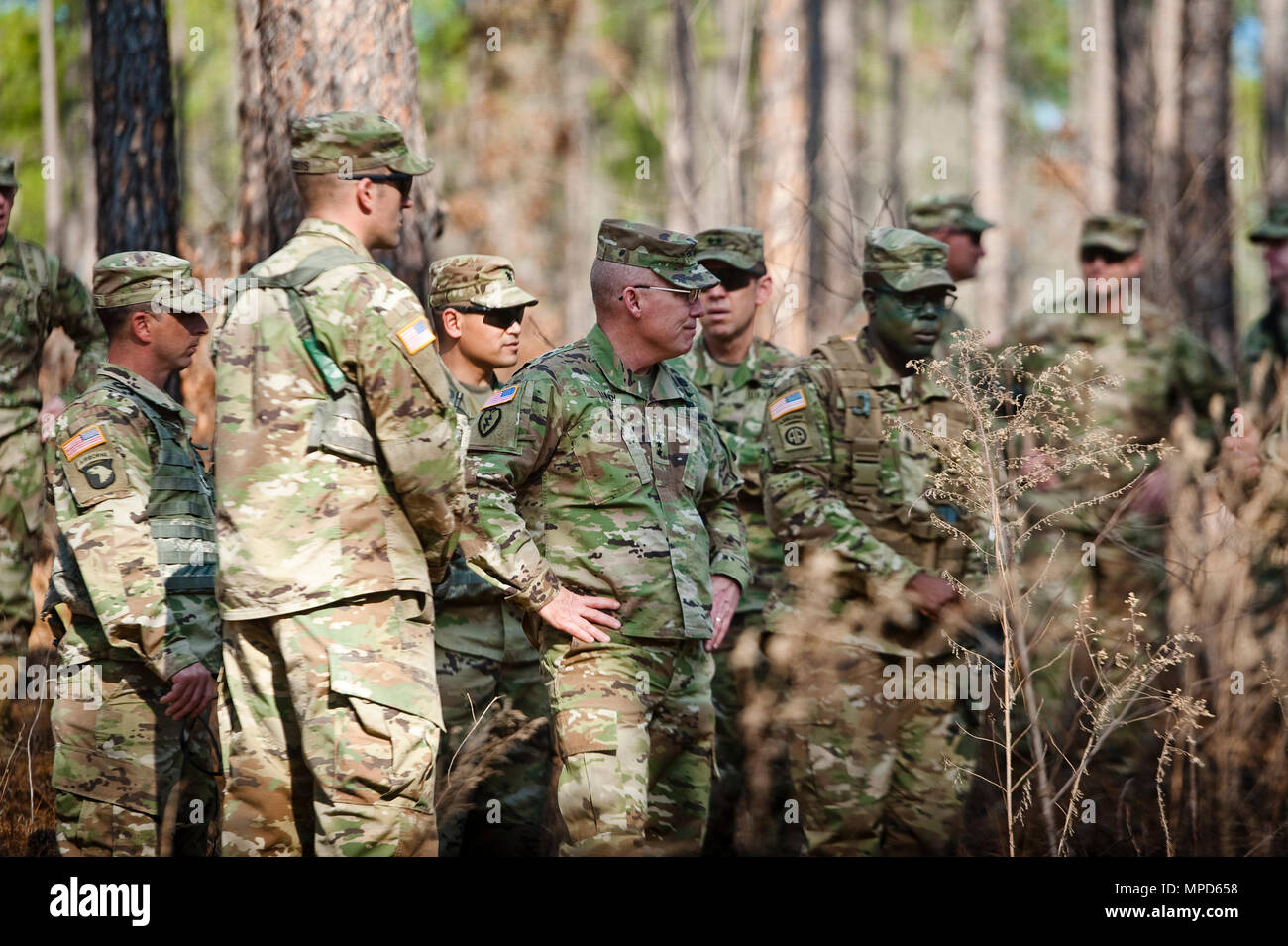 (FORT BENNING, GA) - Lt. Gen. Michael D. Lundy, commanding general ...