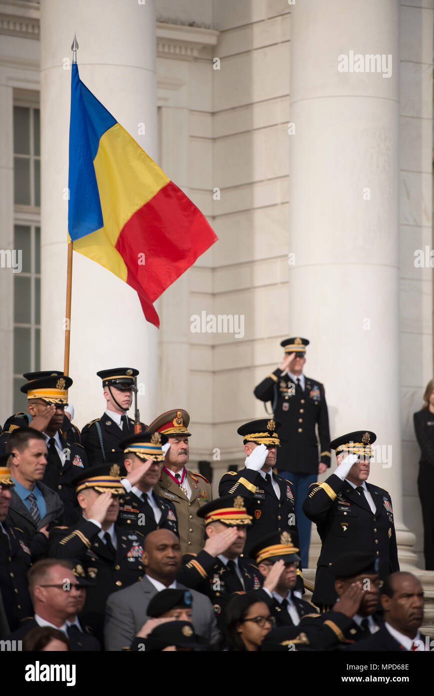 Lt. Gen. Dumitru Scarlat, chief of staff, Romanian Land Forces; Maj ...