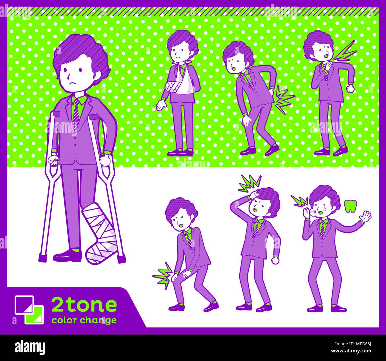 Hair cast Stock Vector Images - Alamy