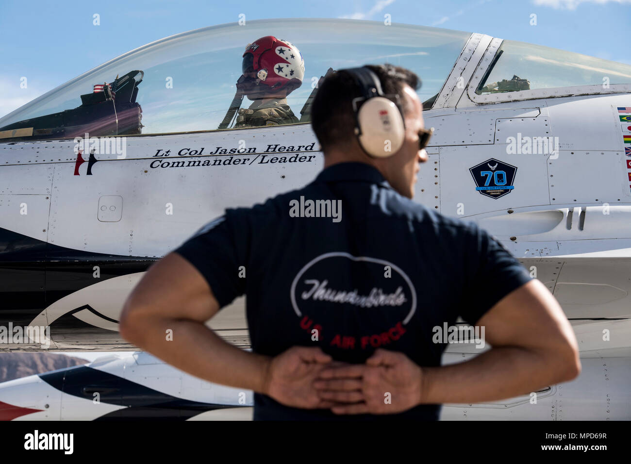 Thunderbirds ground crew hi-res stock photography and images - Alamy