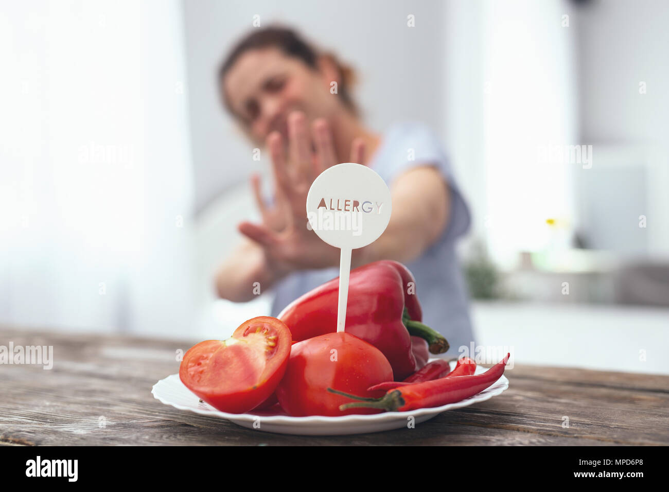 Refusing vegetables hi-res stock photography and images - Alamy