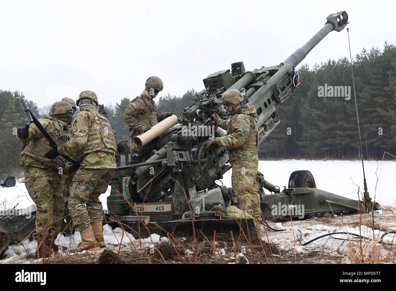 U.S. Paratroopers assigned to the 4th Battalion, 319th Airborne Field ...