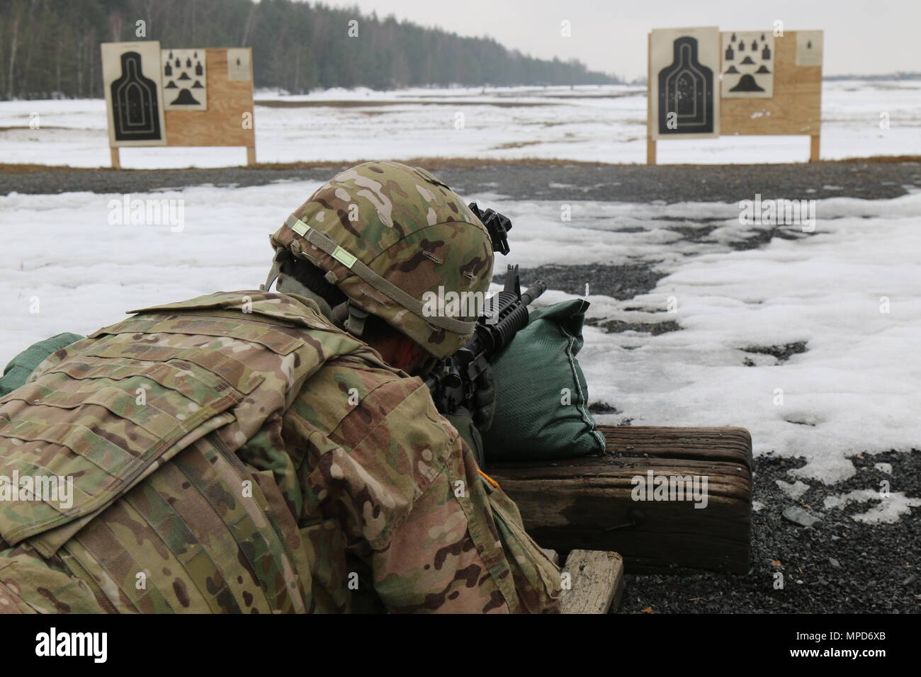 Soldiers from various units fired multiple weapons systems covered ...