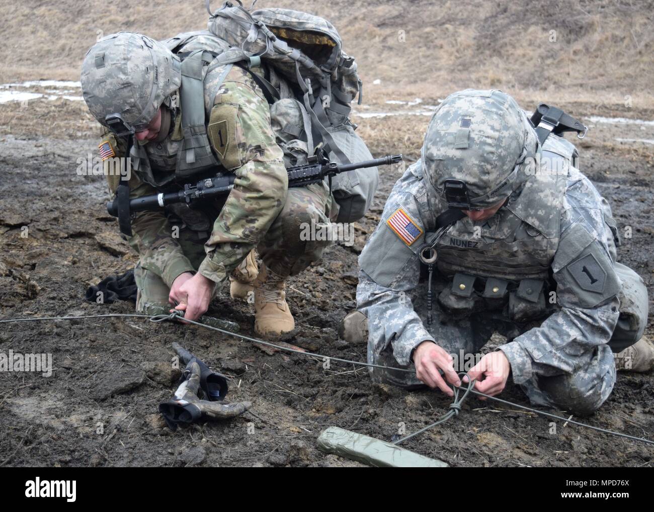 STORY RANGE, South Korea – Engineers with the 1st Engineer Battalion ...