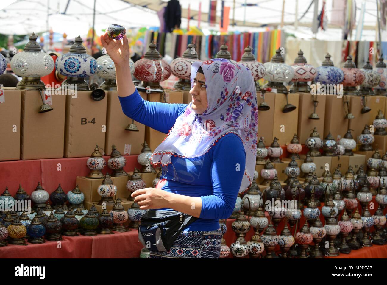 Turkey, Fethiye market tuesday Stock Photo - Alamy
