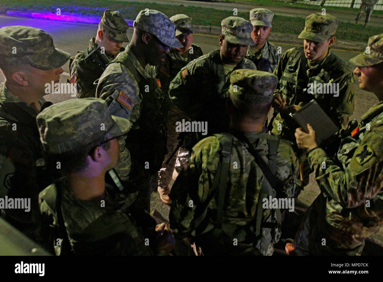 Members of 1st Battalion, 141st Field Artillery Regiment, 256th ...