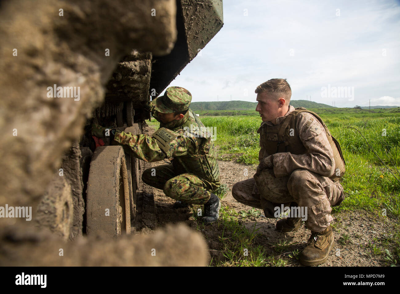 U.S. Marine Lance Cpl. Nathaniel Sheffield, an Assault Amphibious ...