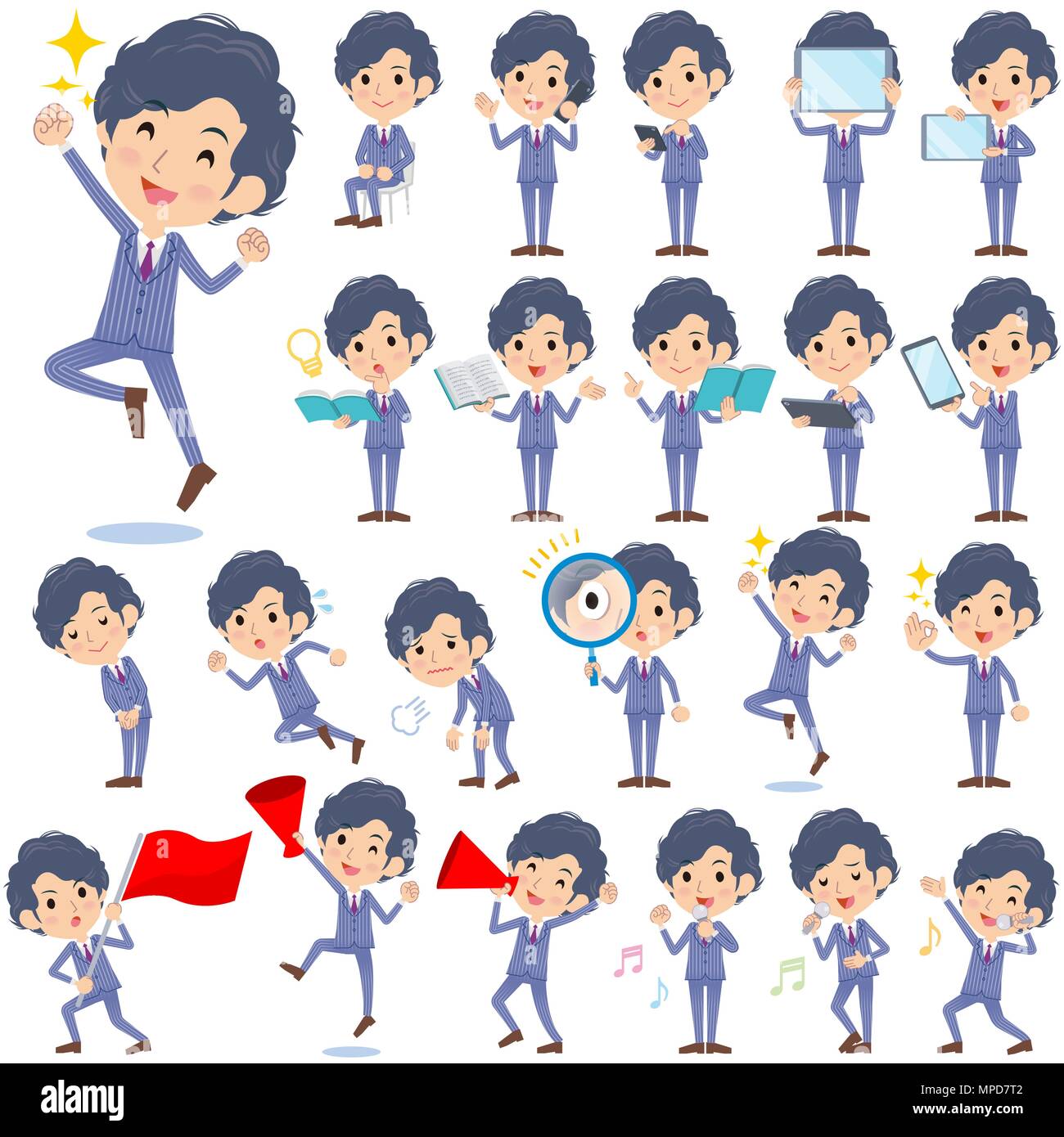 Stripe hair Stock Vector Images - Alamy