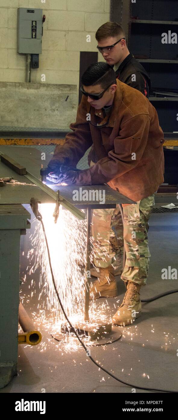 Spc. Roger Rivera, a machinist/welder with Bravo Company, 703rd Brigade ...