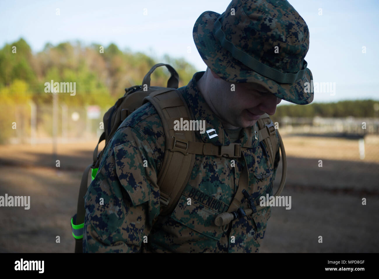 U.S. Marine Corps Capt. Evan S. Berenholtz with 2nd Marine Division (2d ...