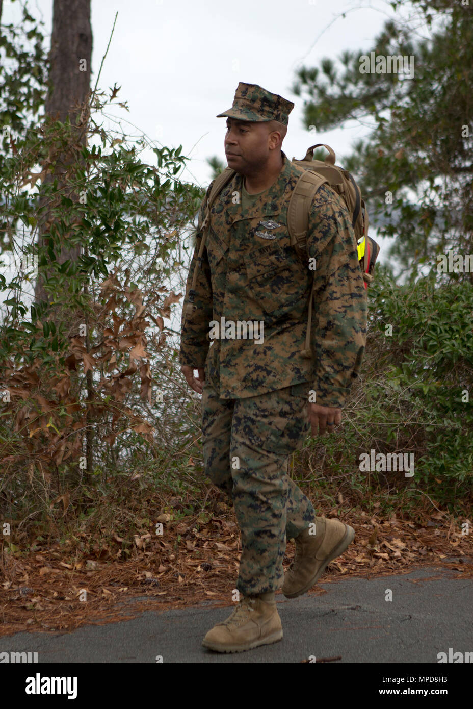 U.S. Navy Senior Chief Maurice T. Cornish, corpsman, Headquarters ...
