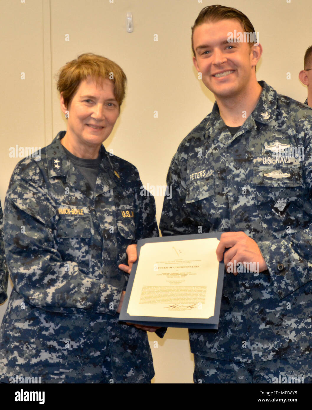 SAN ANTONIO (Feb. 7, 2017) Rear Adm. Rebecca McCormick-Boyle, commander ...